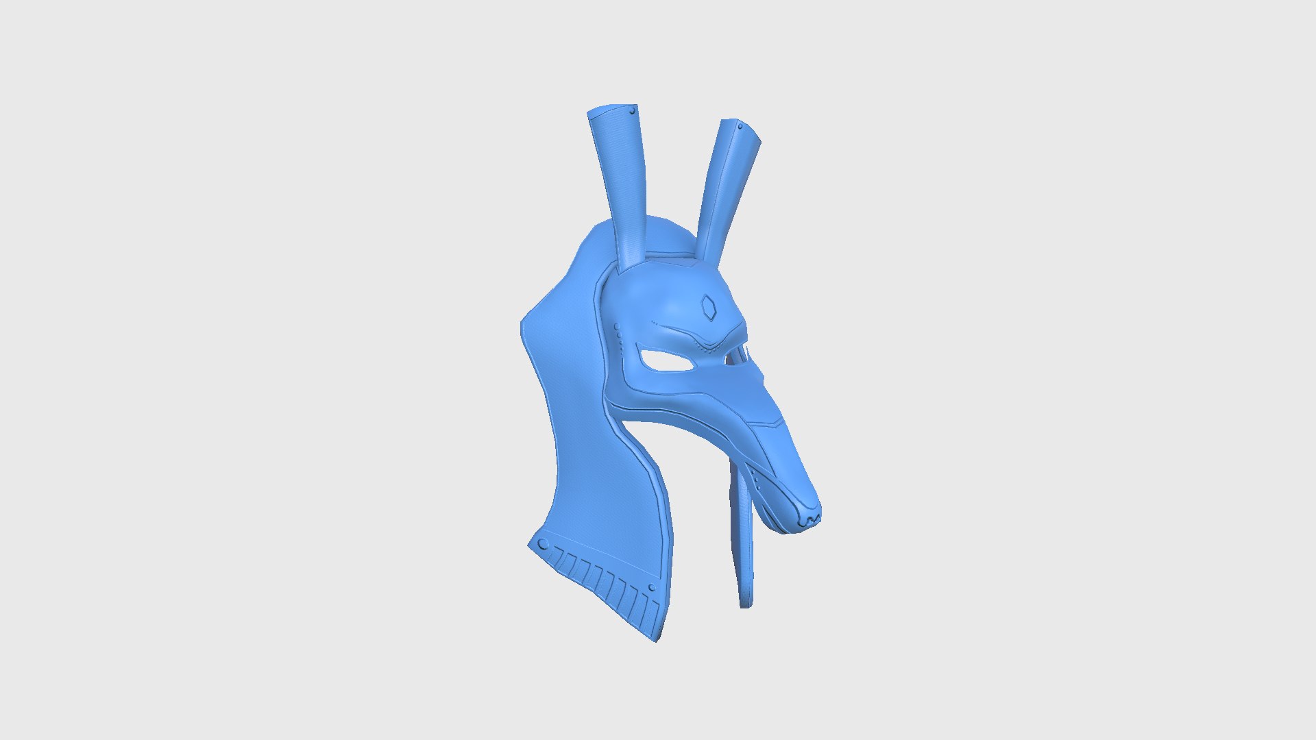 Seth Mask A01 - Egyptian Gods Character Clothing 3D Model - TurboSquid ...