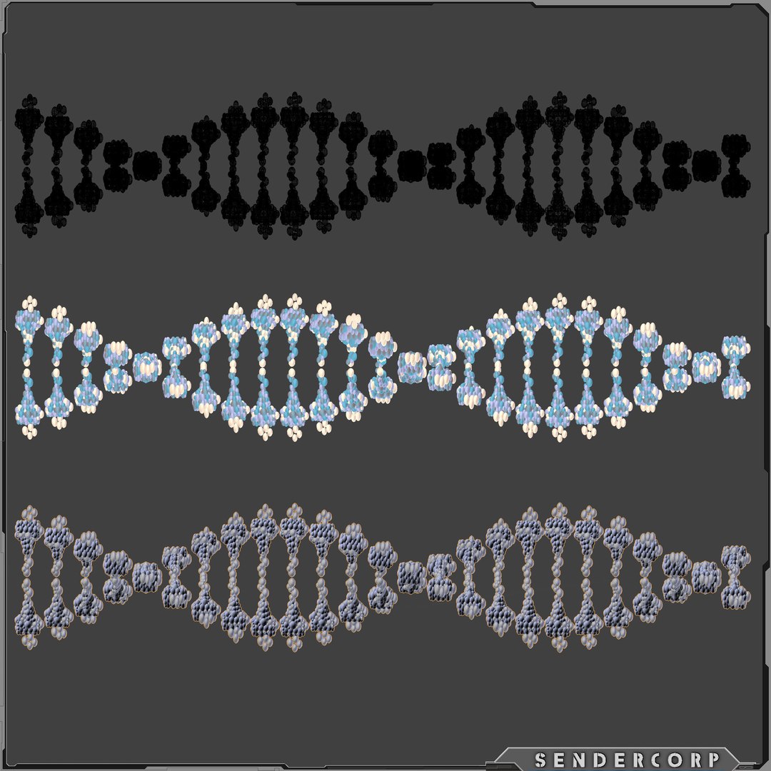 Dna Strand Obj