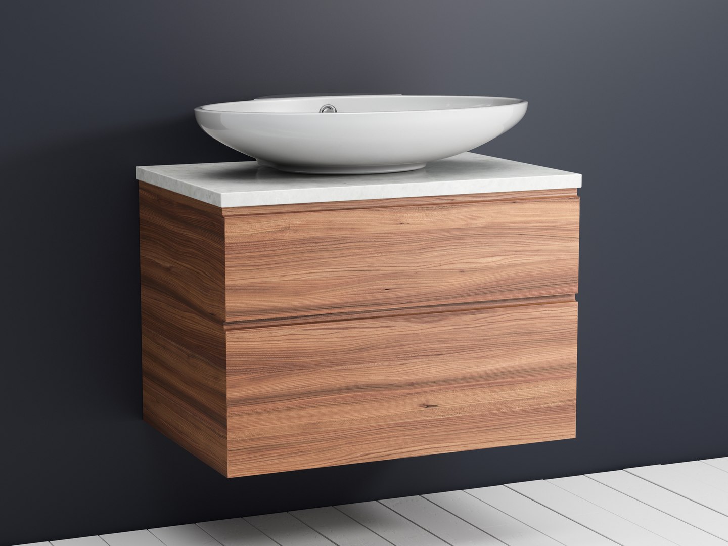 Hanging Washbasin Cabinet 3D - TurboSquid 1640083