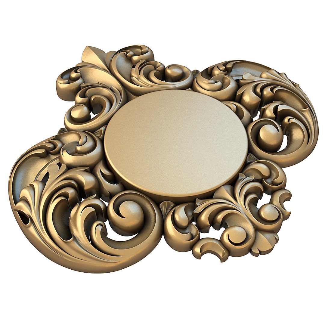 3D Model Clock Frame For CNC 015 Model - TurboSquid 1842746