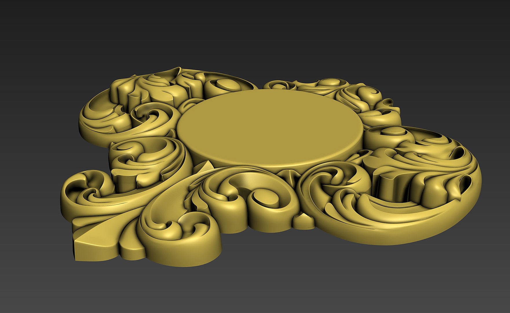 3D Model Clock Frame For CNC 015 Model - TurboSquid 1842746