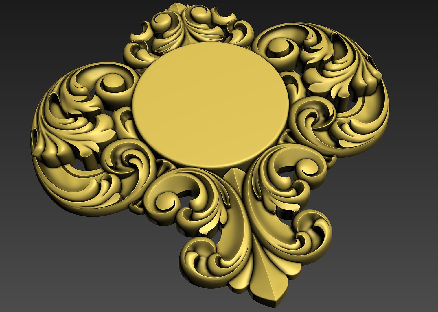 3D Model Clock Frame For CNC 015 Model - TurboSquid 1842746