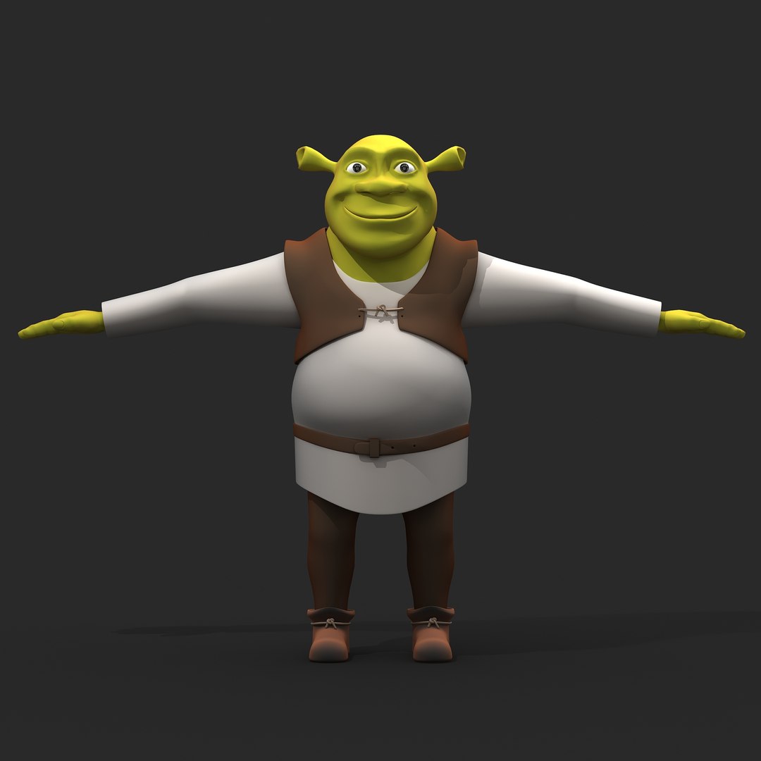Shrek 3D Model - TurboSquid 1977406
