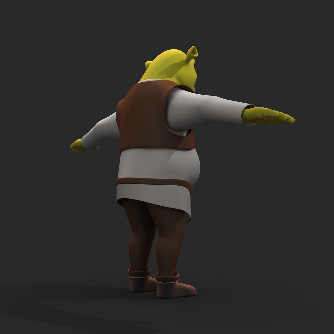 Shrek 3D Model - TurboSquid 1977406