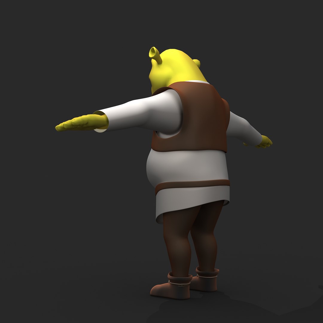 Shrek 3D Model - TurboSquid 1977406