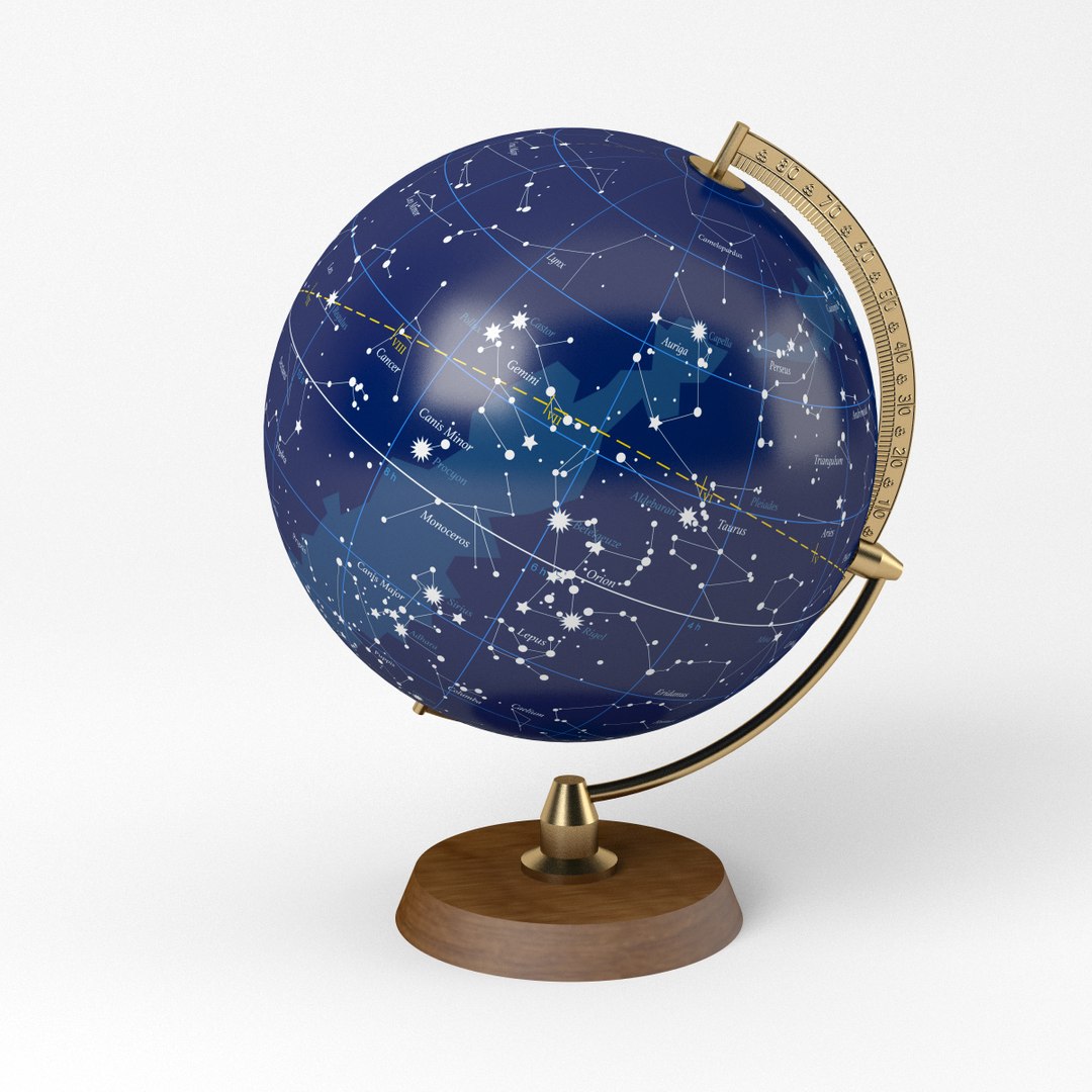 Celestial Globe - Star Model - TurboSquid 1456465