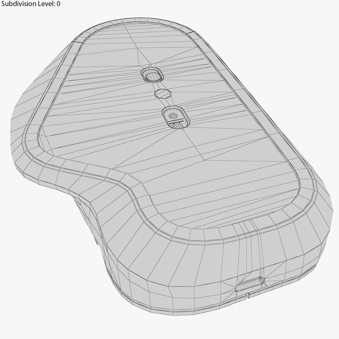 Realistic Microsoft Precision Mouse 3D Model - TurboSquid 1220310