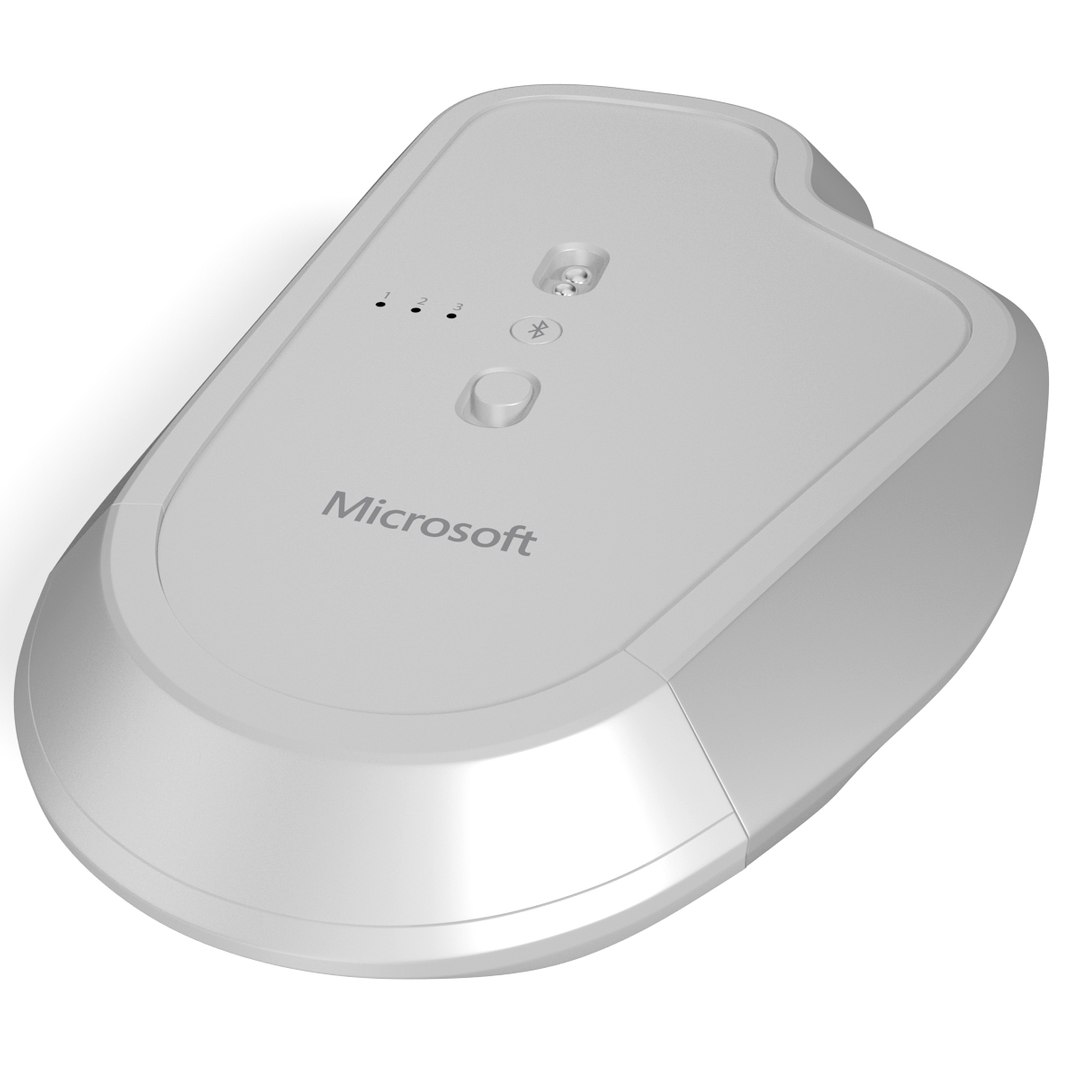 Realistic Microsoft Precision Mouse 3D Model - TurboSquid 1220310