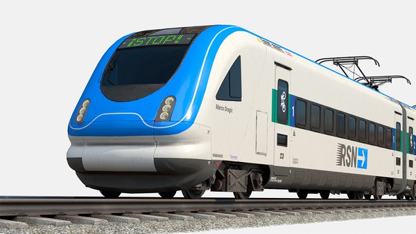 modelo 3d Tren interurbano europeo moderno - TurboSquid 1810687