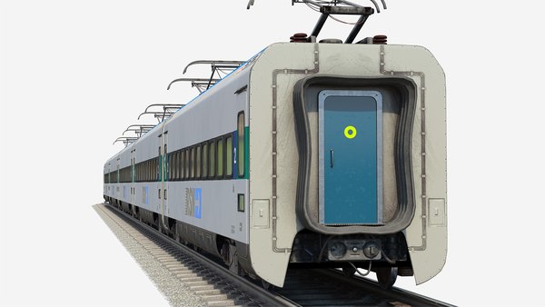 Modern European intercity train 3D model - TurboSquid 1810687