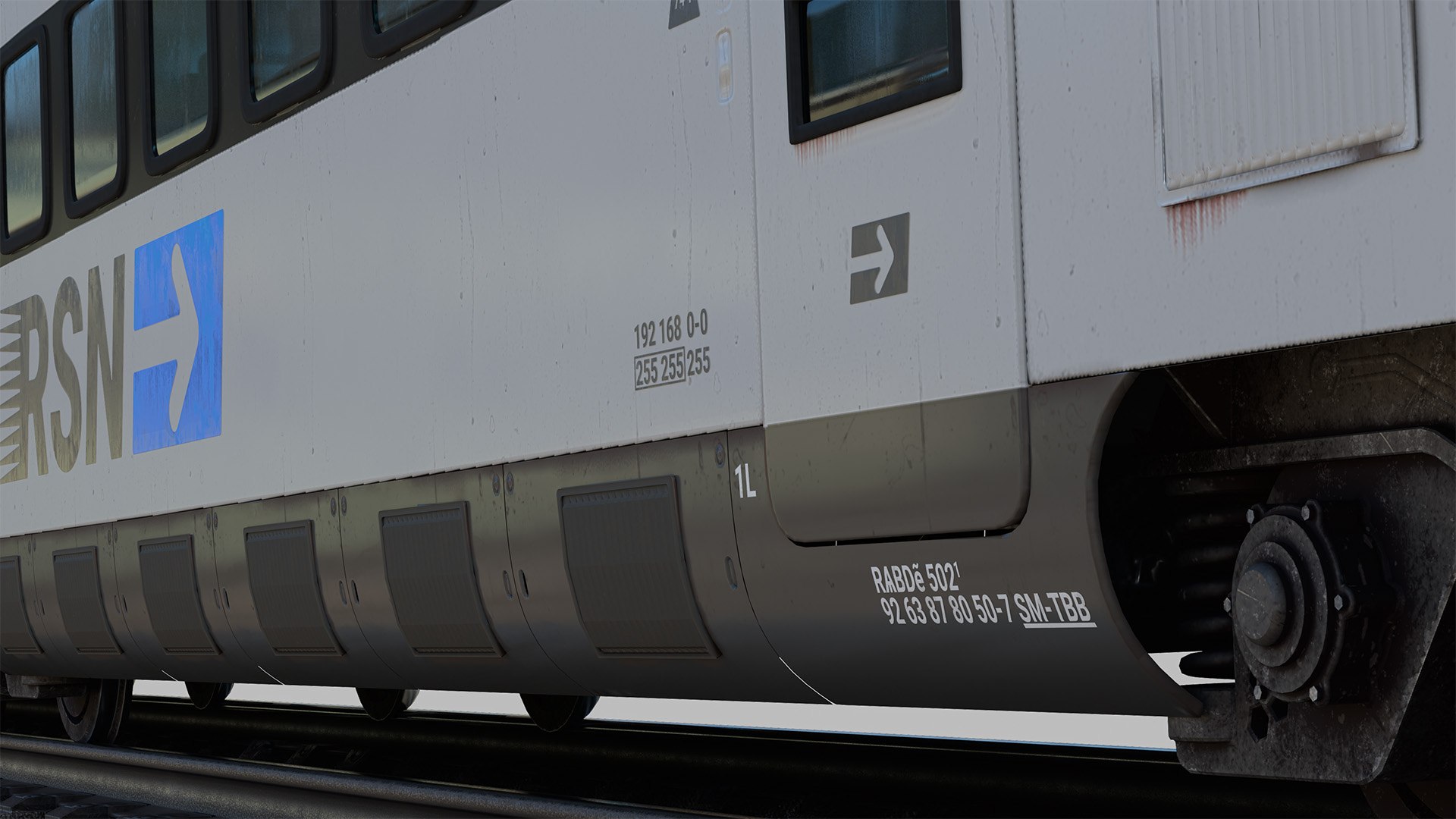 Modern European Intercity Train 3D Model - TurboSquid 1810687