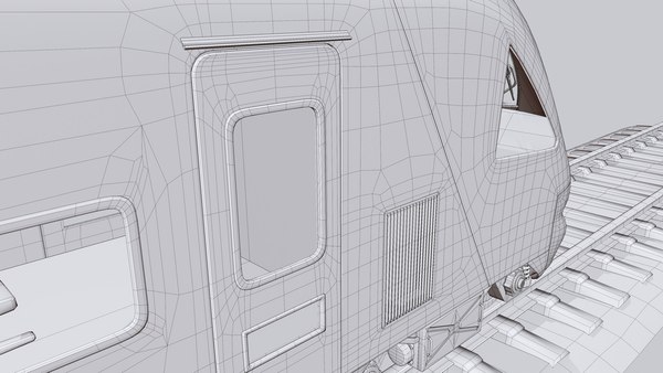 Modern European intercity train 3D model - TurboSquid 1810687