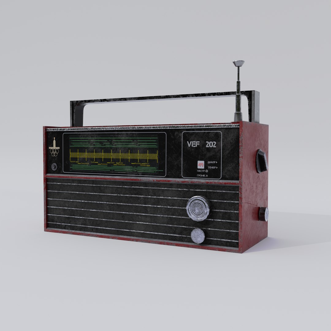 Free 3D Radio - TurboSquid 2046161