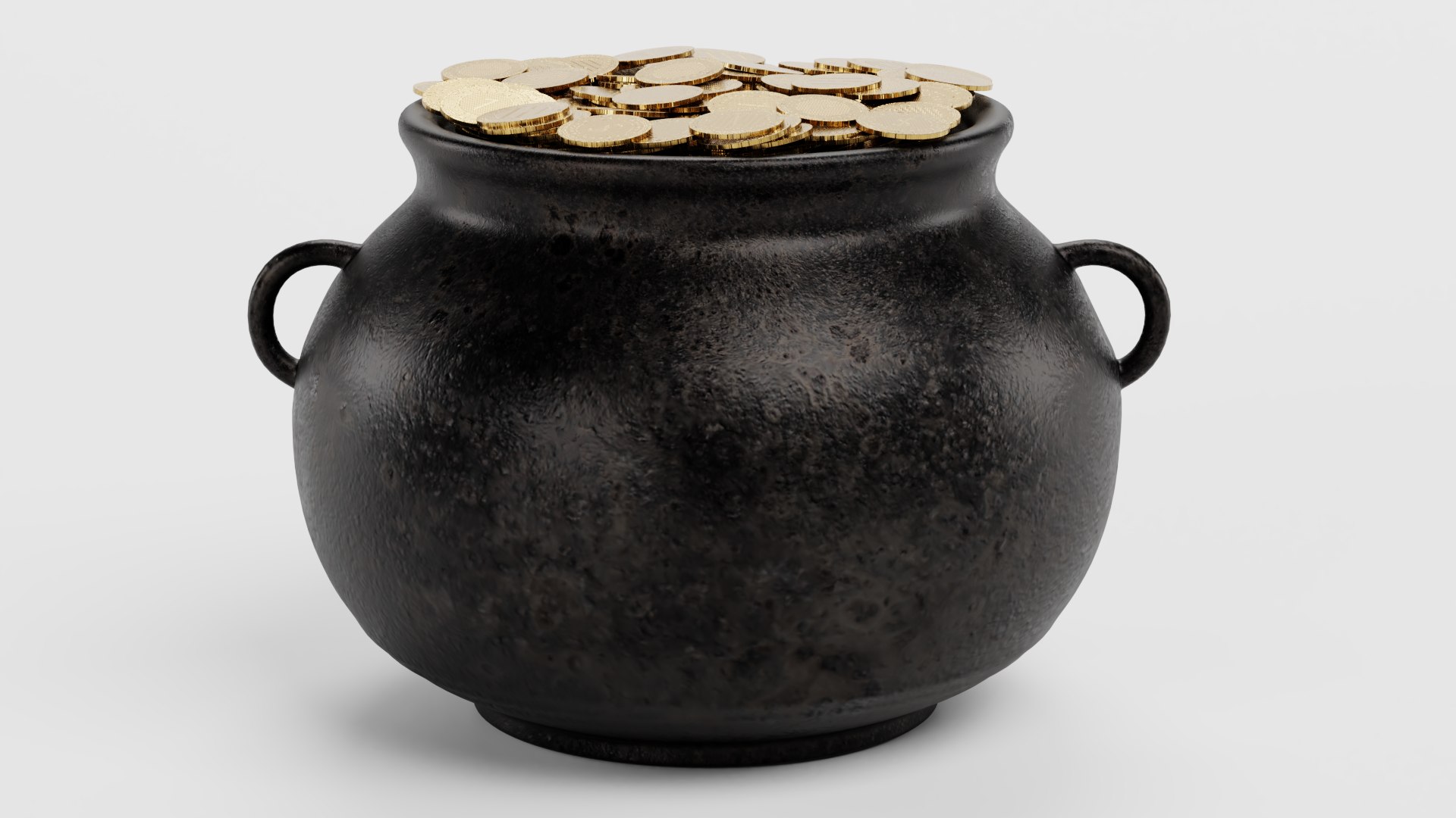 Pot Money 3D Model - TurboSquid 1443851