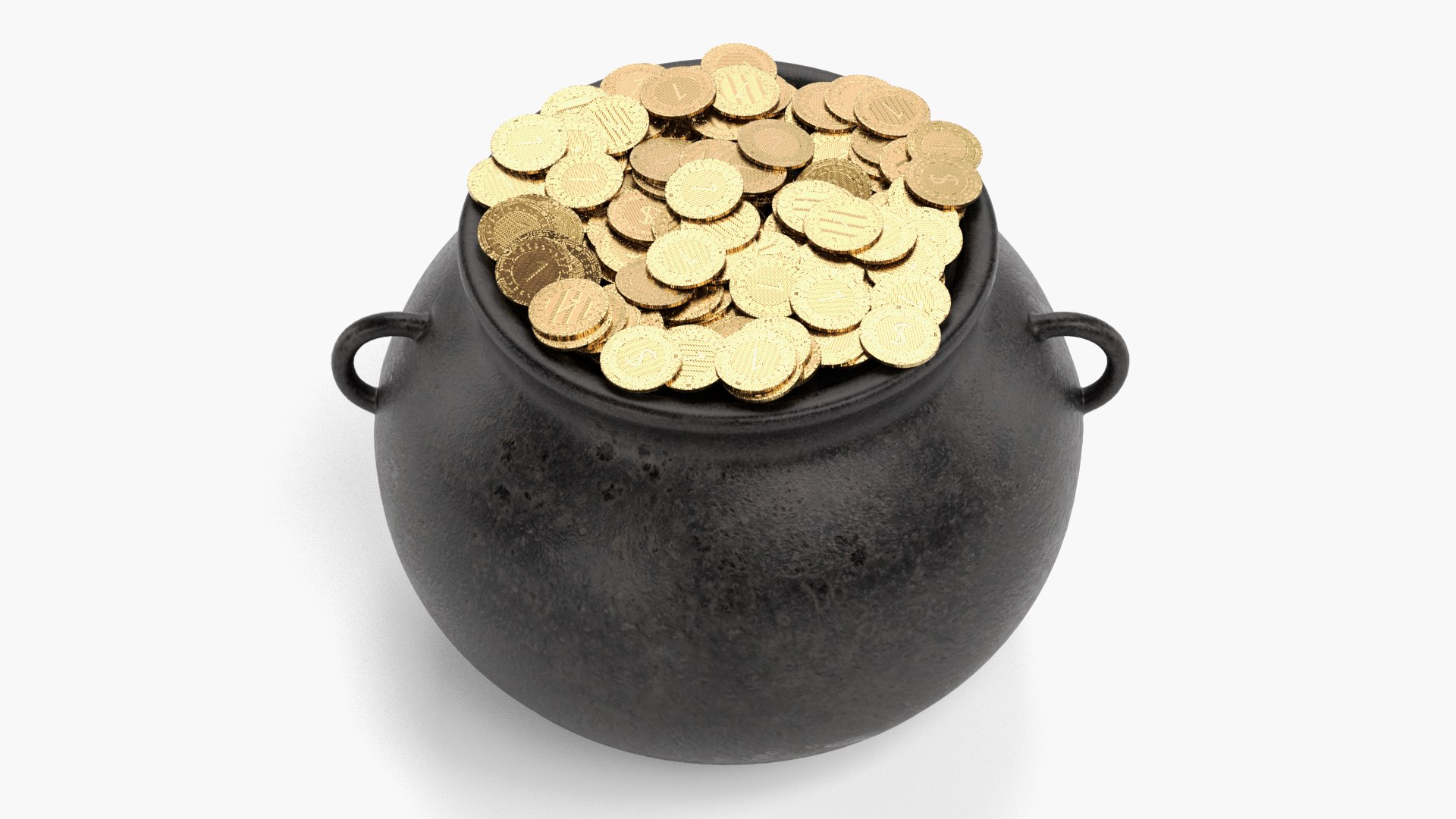 Pot Money 3D Model - TurboSquid 1443851