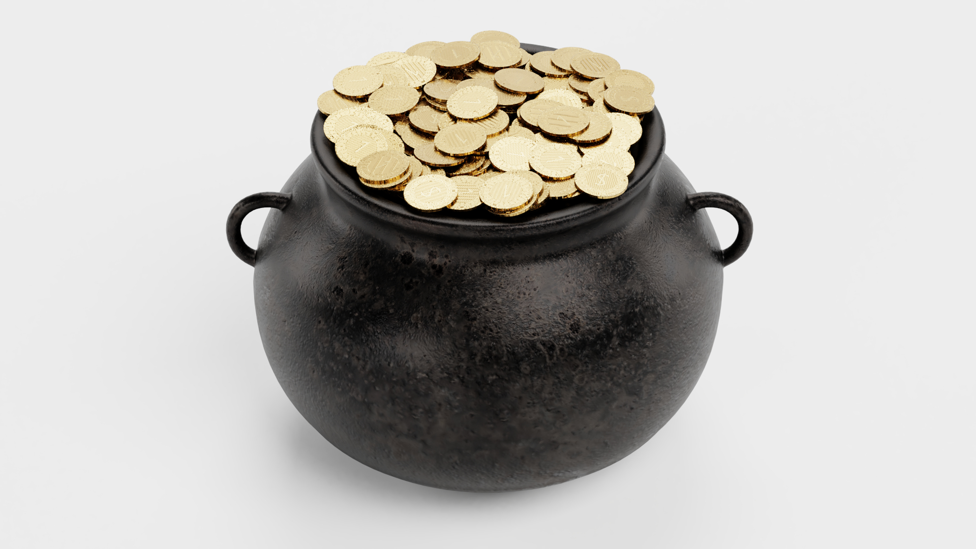 Pot Money 3D Model - TurboSquid 1443851