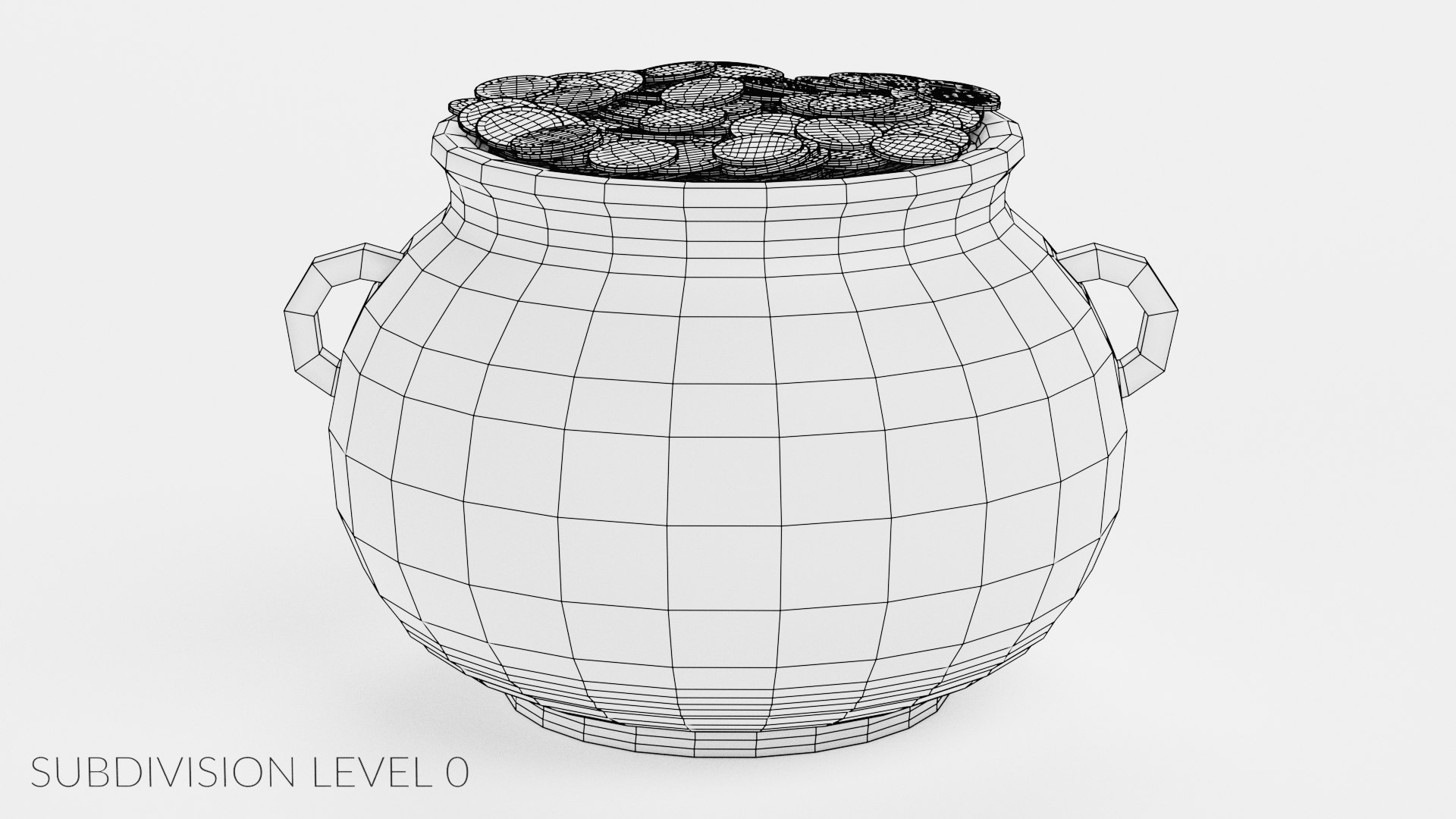 Pot Money 3D Model - TurboSquid 1443851