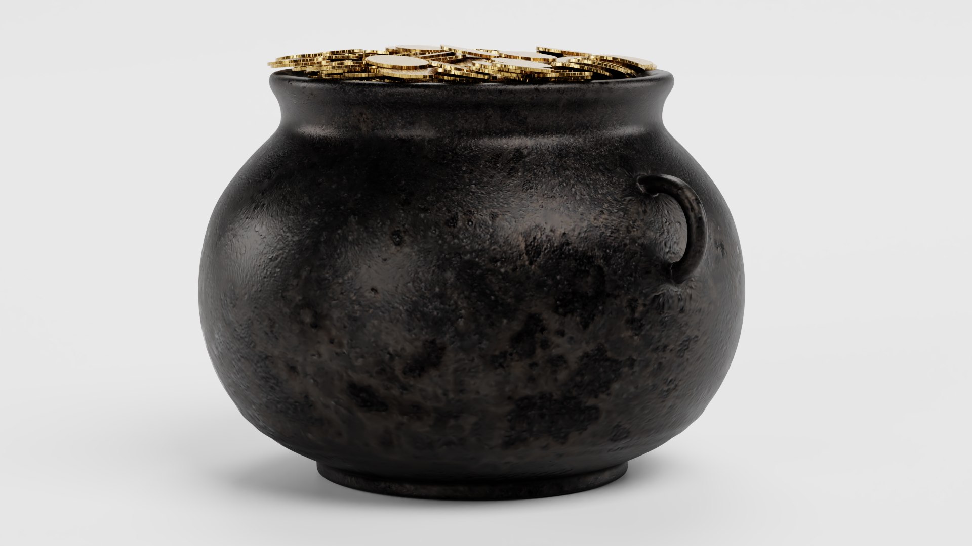 Pot Money 3D Model - TurboSquid 1443851