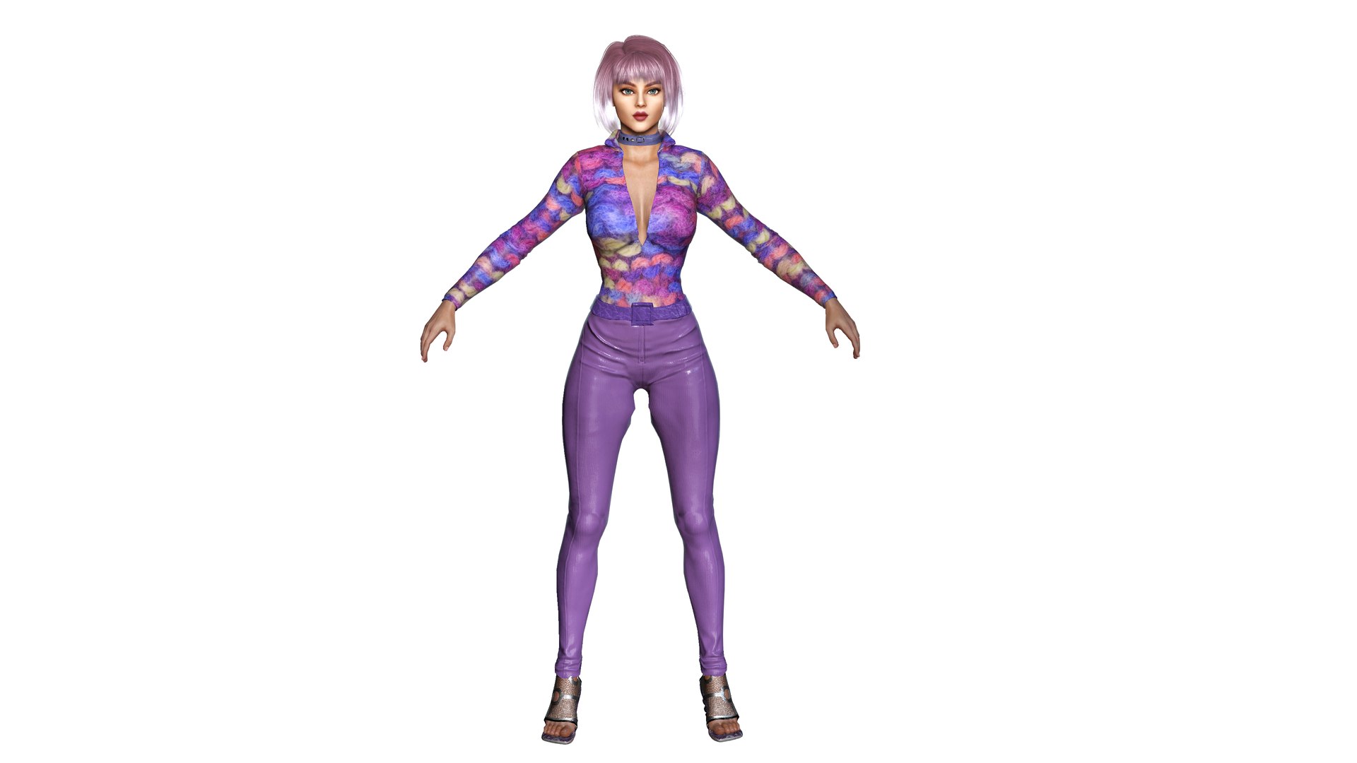 AAA 3D REALISTIC GIRL CHARACTER - SHARON 3D model - TurboSquid 2046365