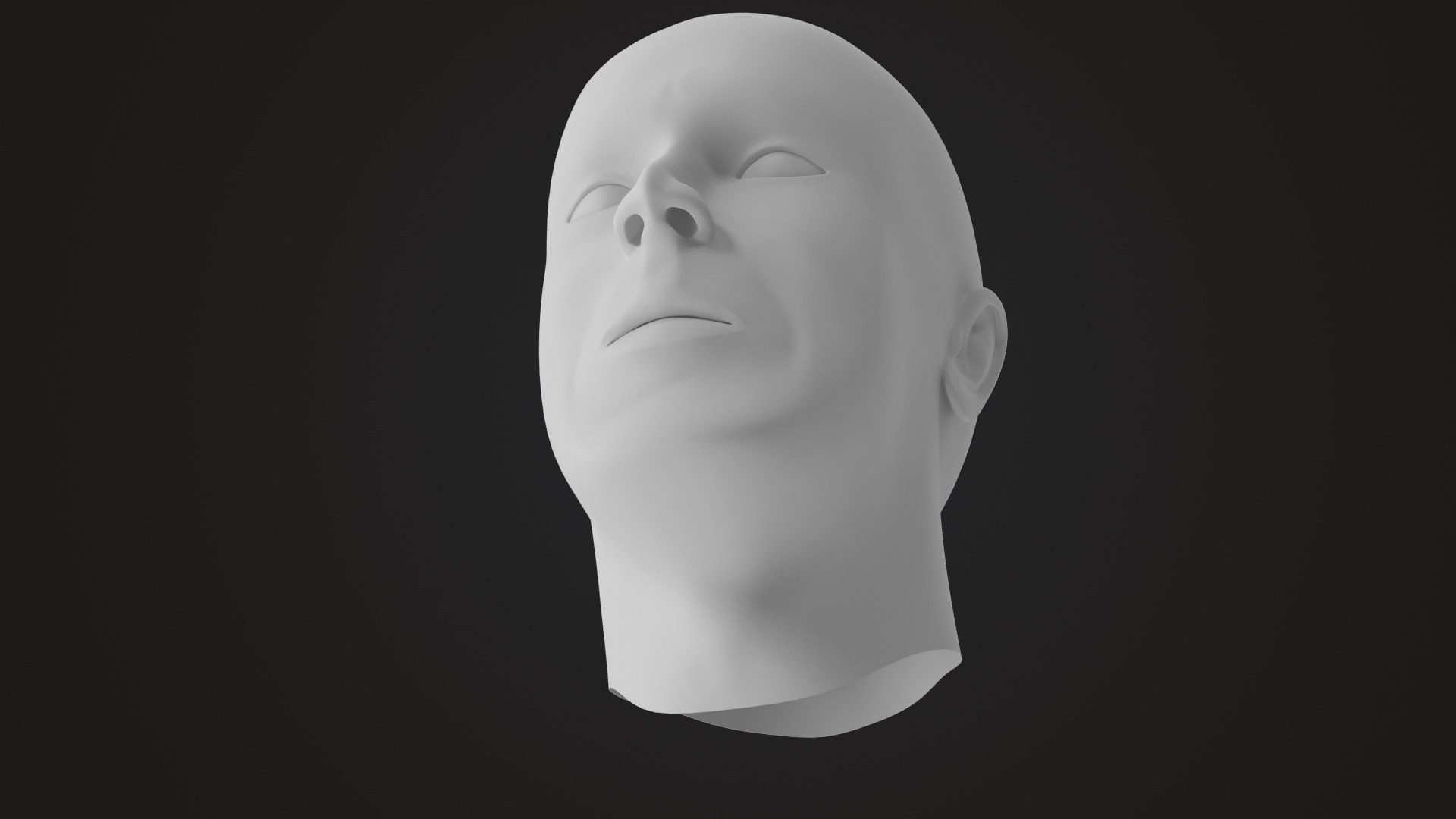 Male Head Unwrapped 3D Model - TurboSquid 1573085