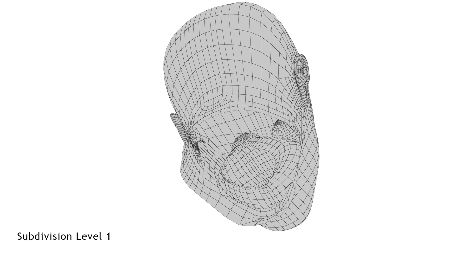 Male head unwrapped 3D model - TurboSquid 1573085