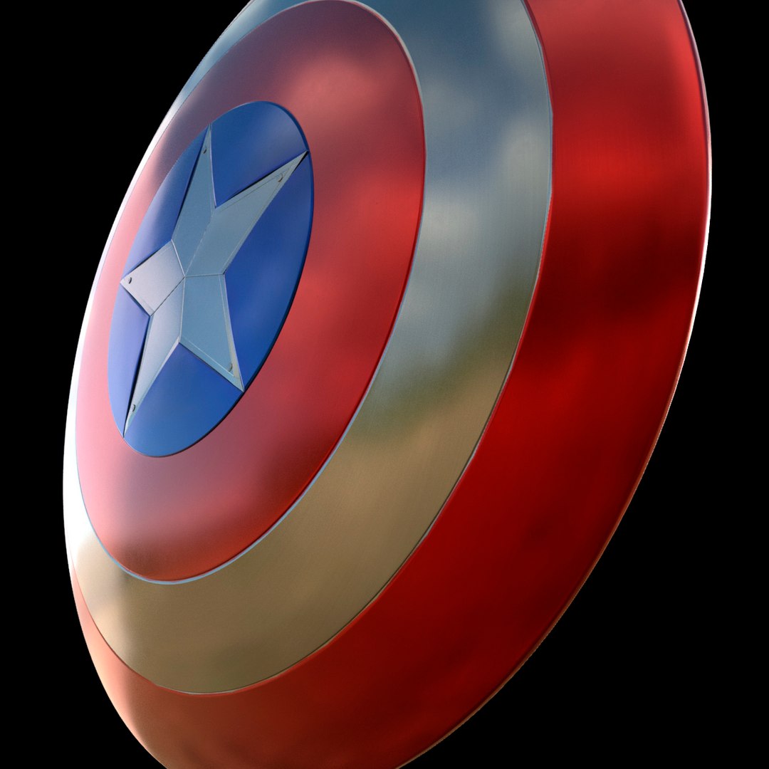 Captain America Shield Marvel 3D Model - TurboSquid 1403691