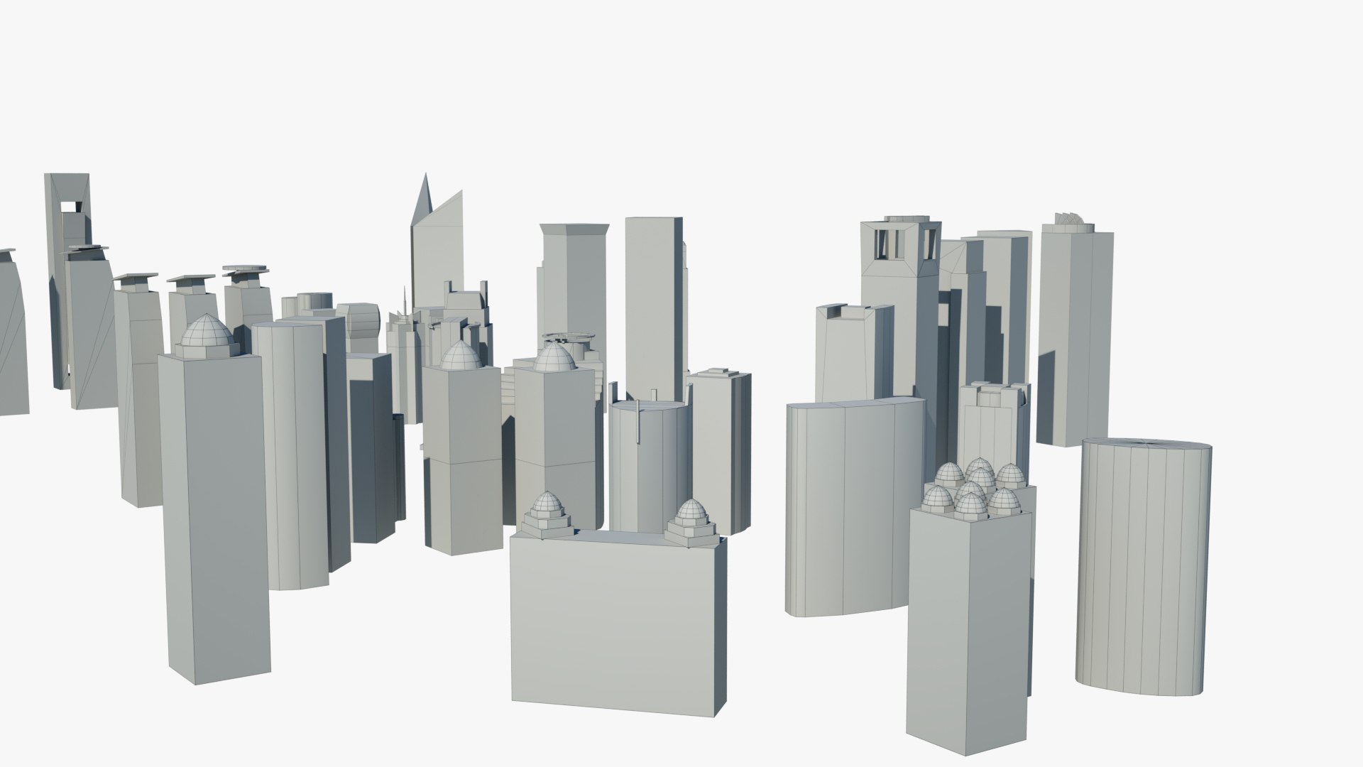 Skyscrapers building model - TurboSquid 1484788
