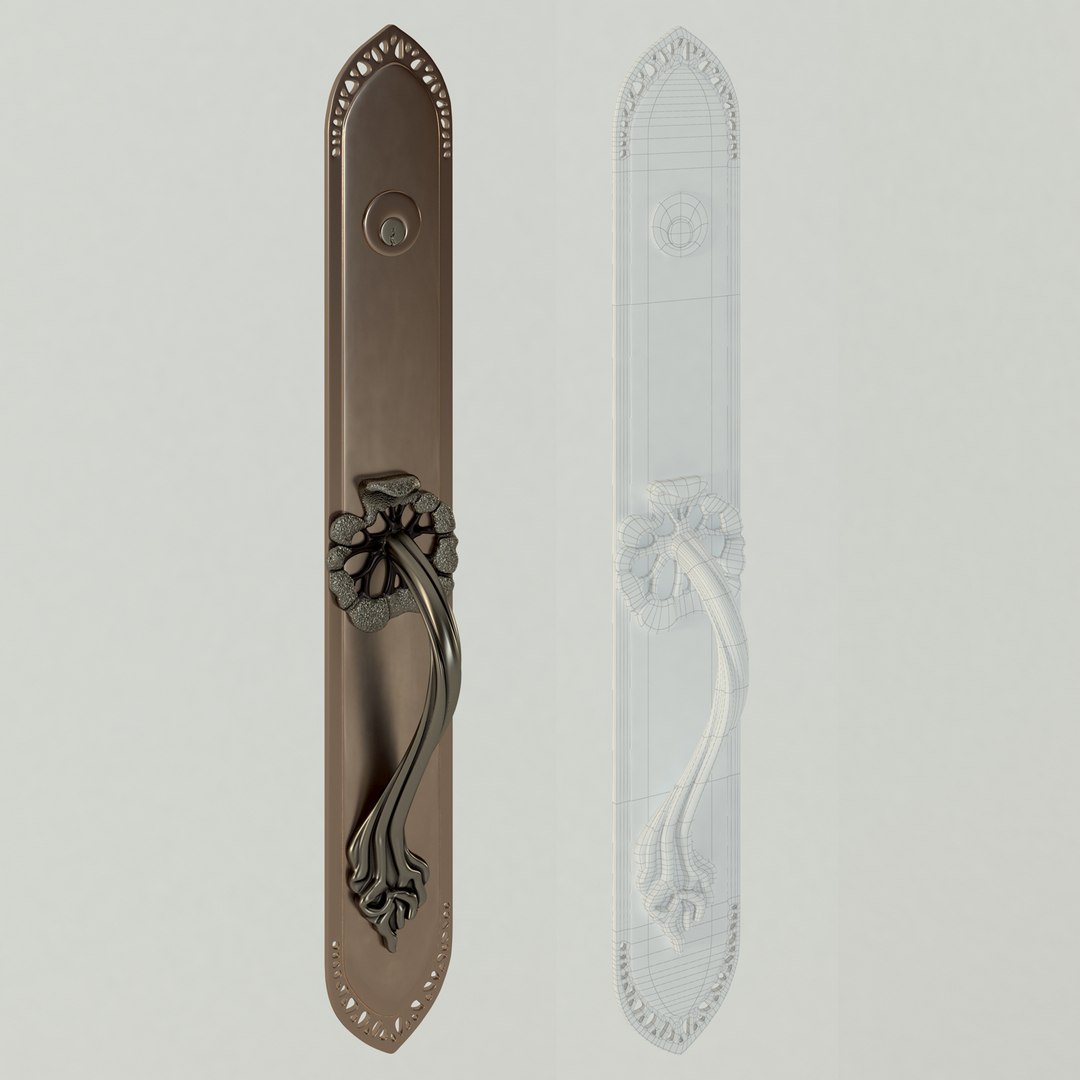 Max Doorknobs Art Nouveau Martin