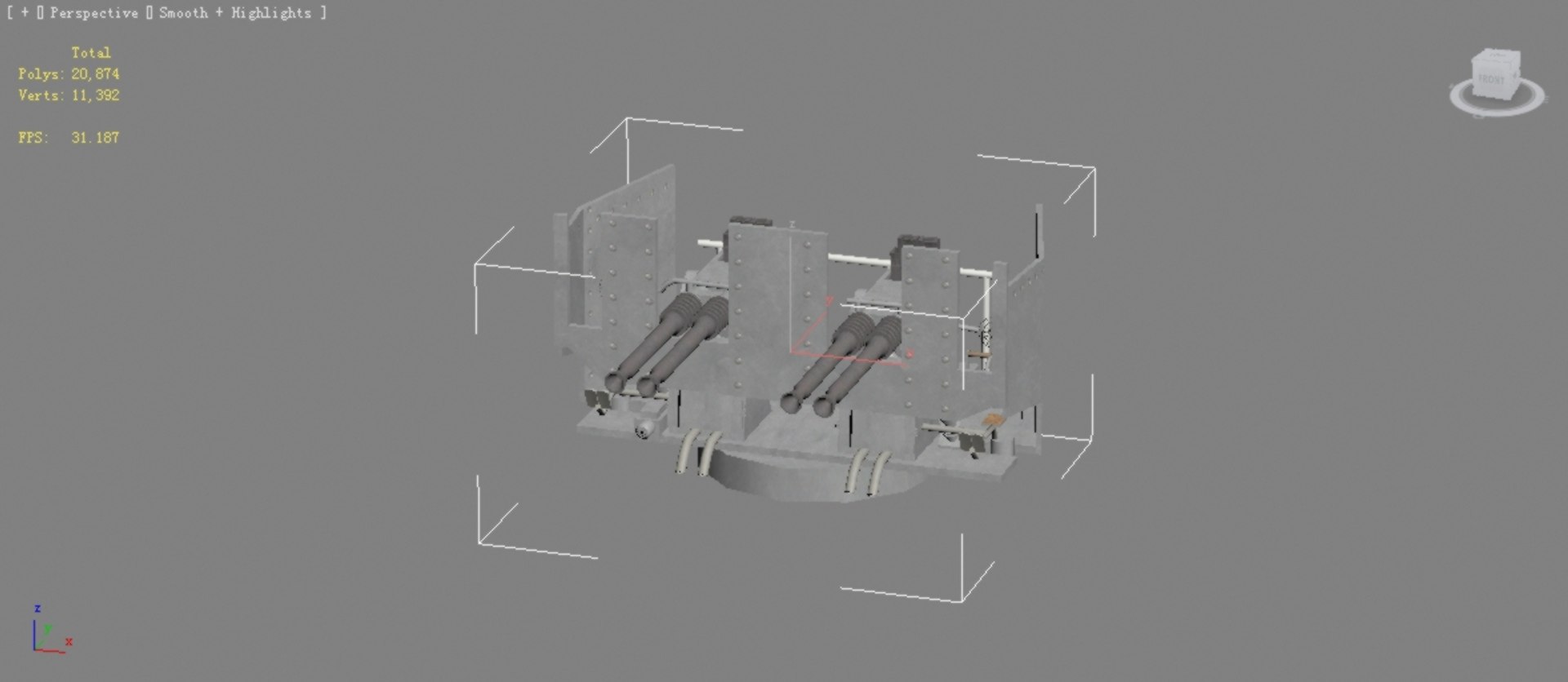 3D Model Bofors 40mm Anti-aircraft Gun - TurboSquid 2069622
