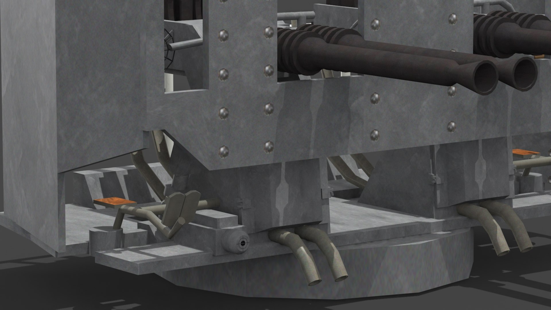 3D Model Bofors 40mm Anti-aircraft Gun - TurboSquid 2069622