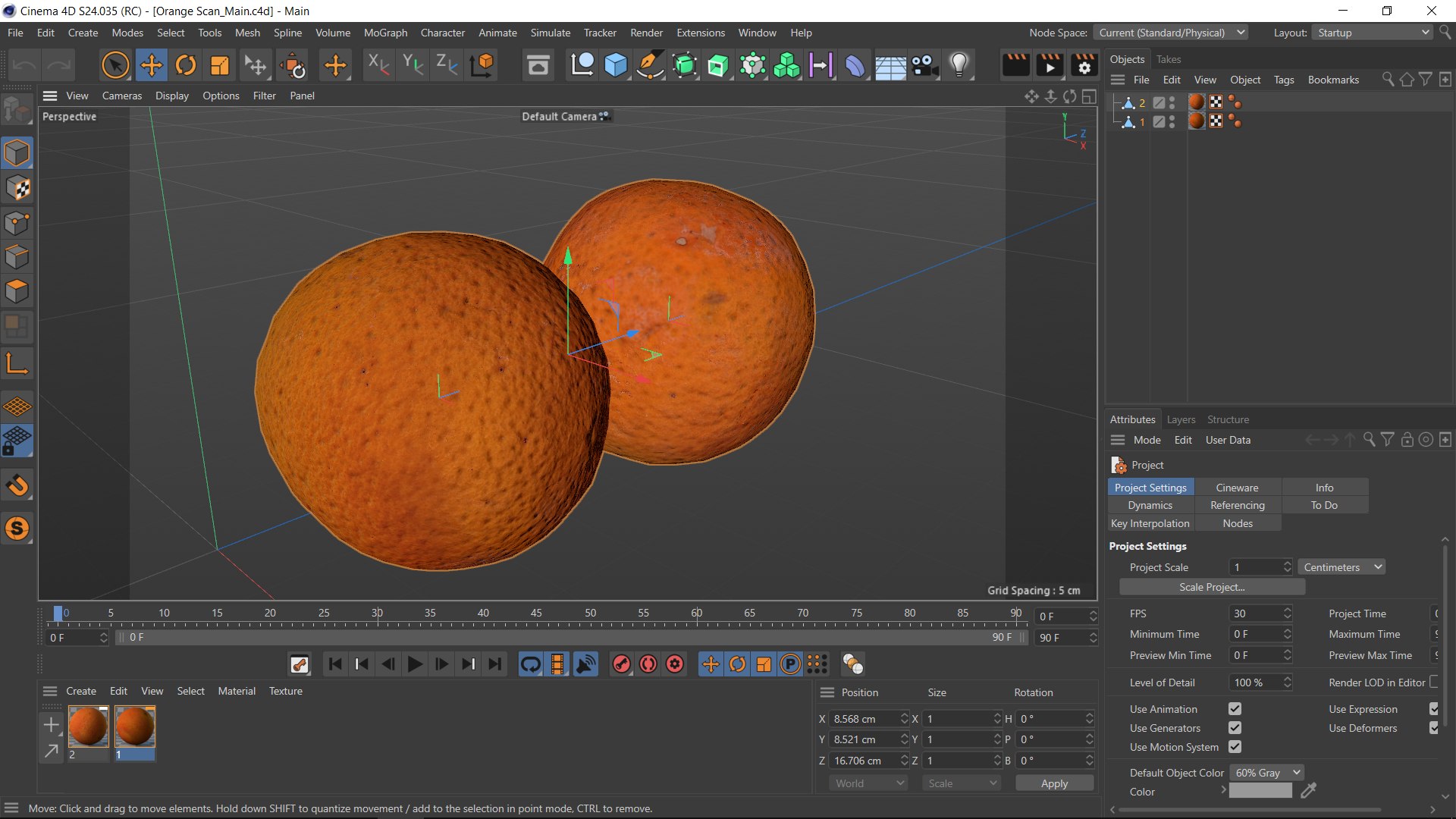 3D Orange Scan Pack - TurboSquid 2125887