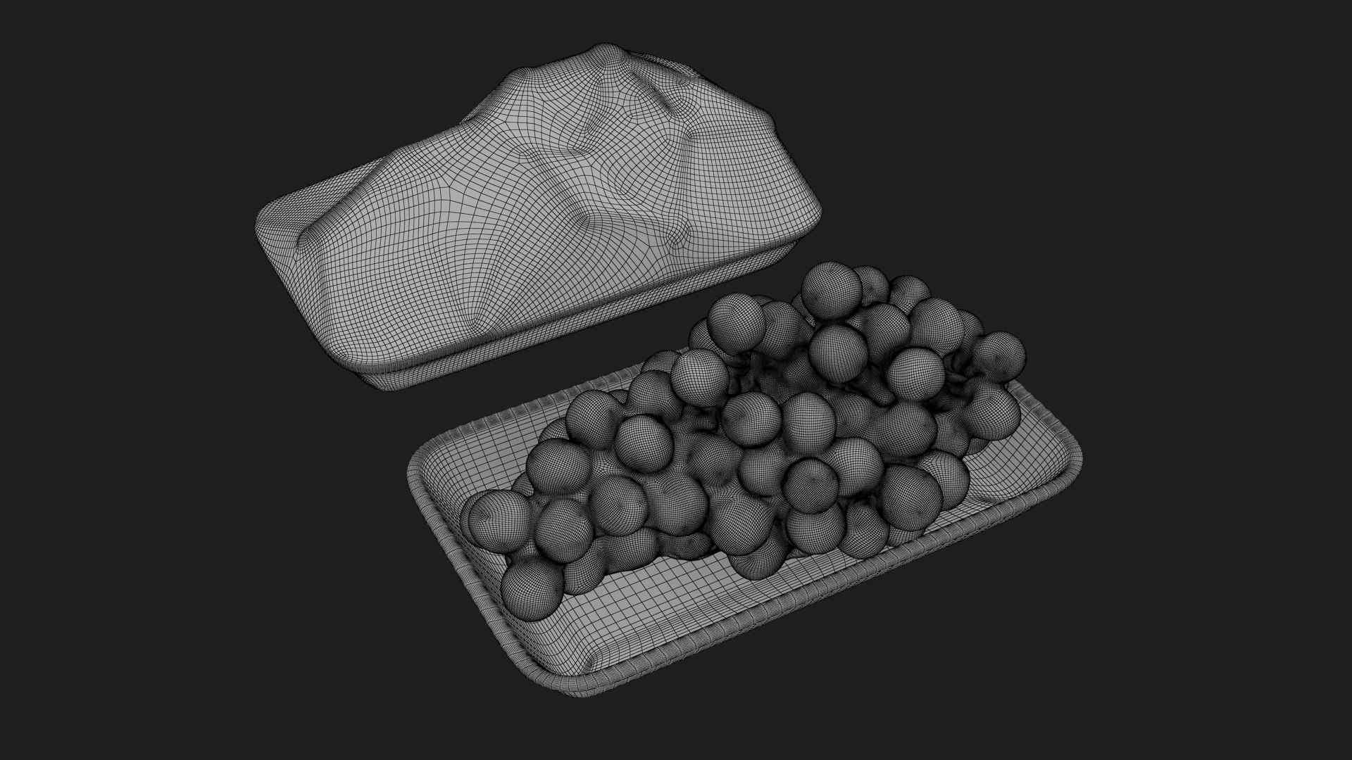 3D Red Grapes Package Collection - TurboSquid 2400048