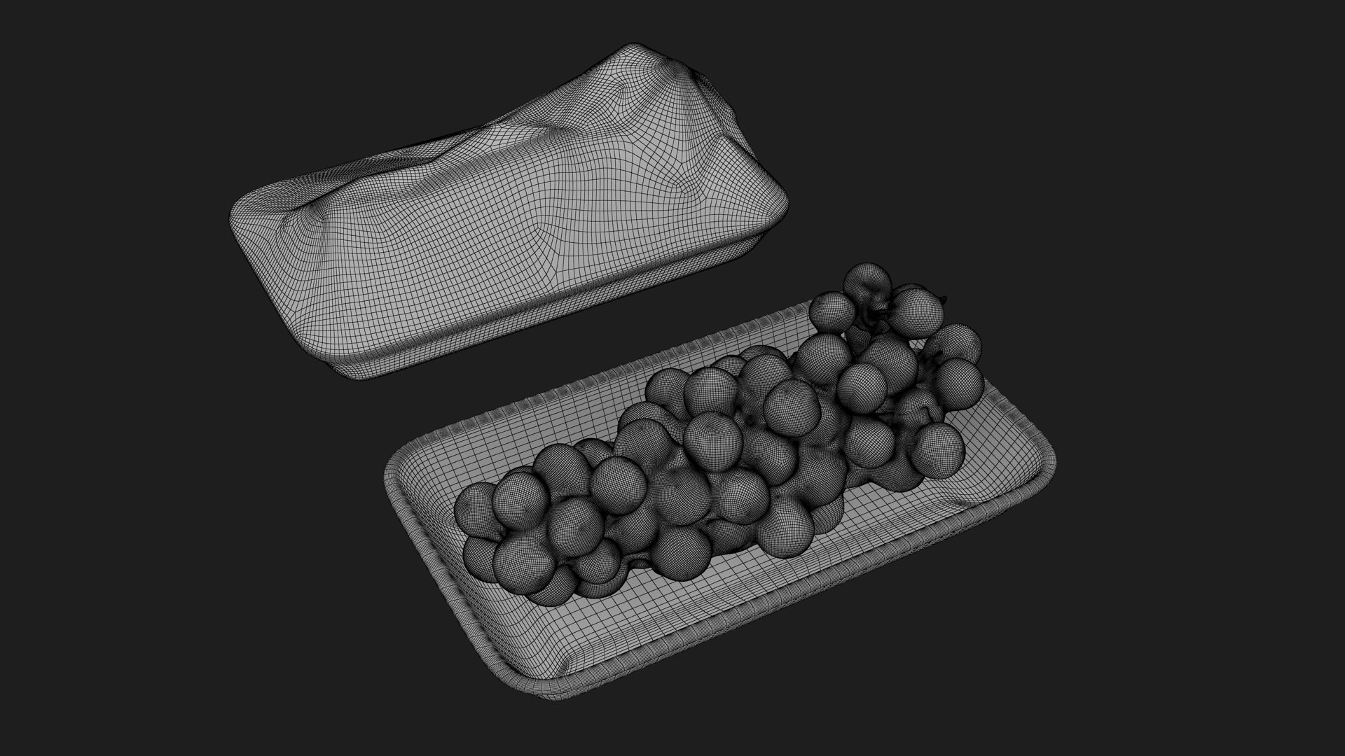 3D Red Grapes Package Collection - TurboSquid 2400048