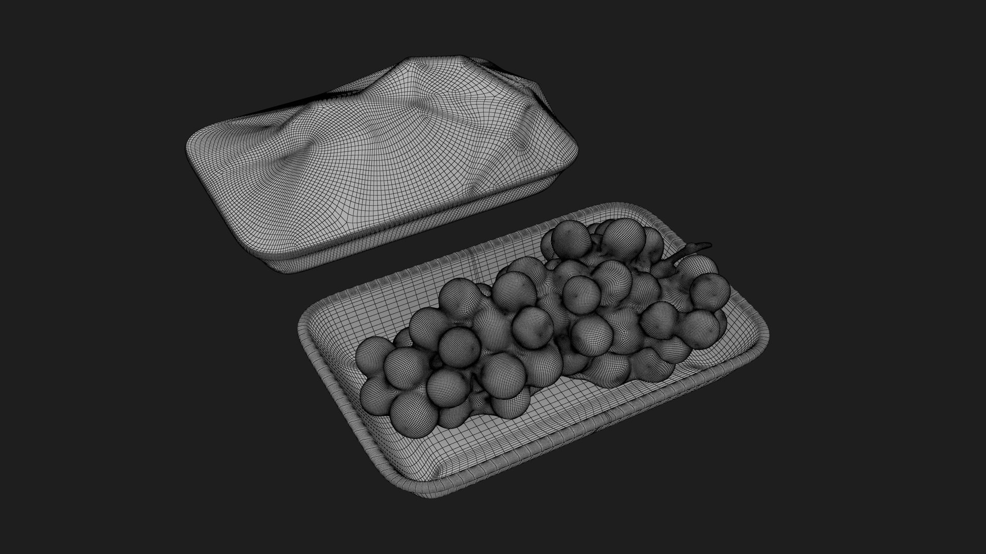 3D Red Grapes Package Collection - TurboSquid 2400048