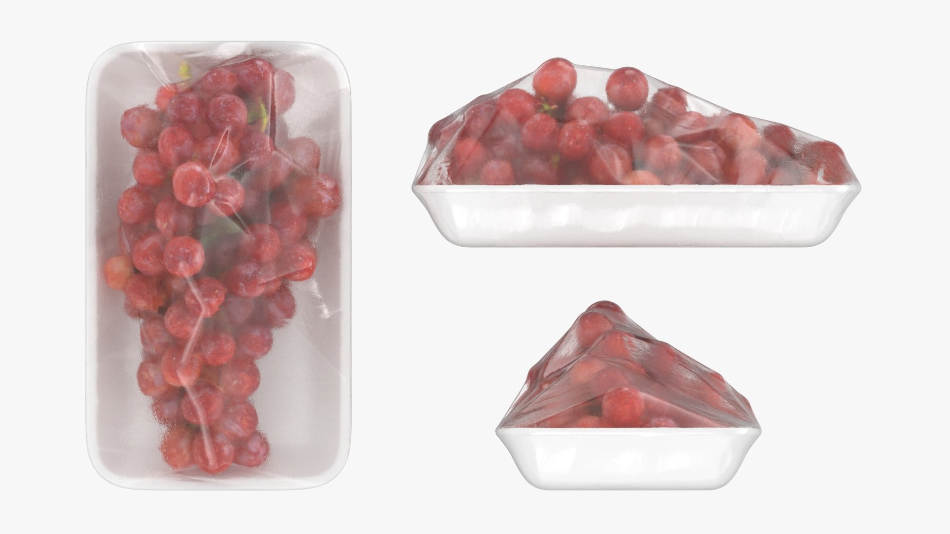 3D Red Grapes Package Collection - TurboSquid 2400048