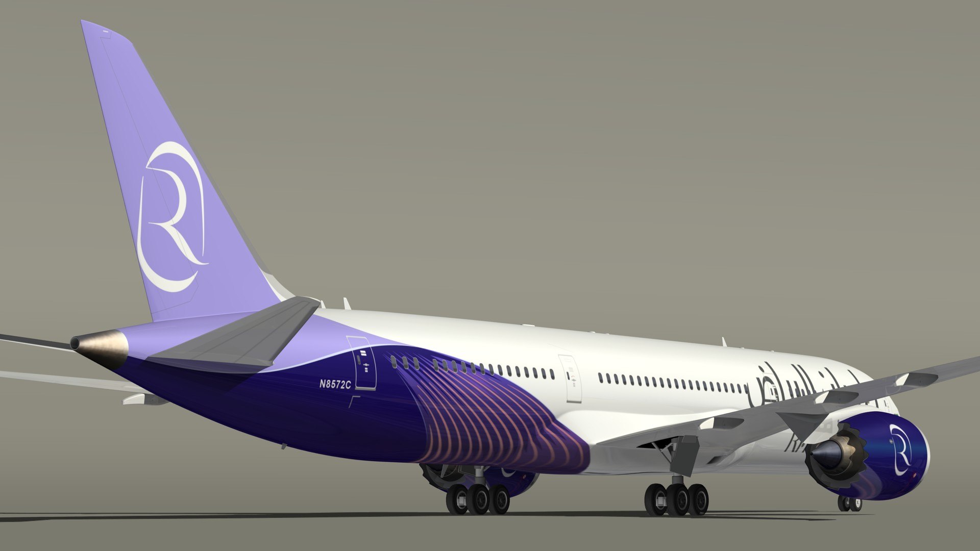 B789 Riyadh Second Livery 3D - TurboSquid 2195941
