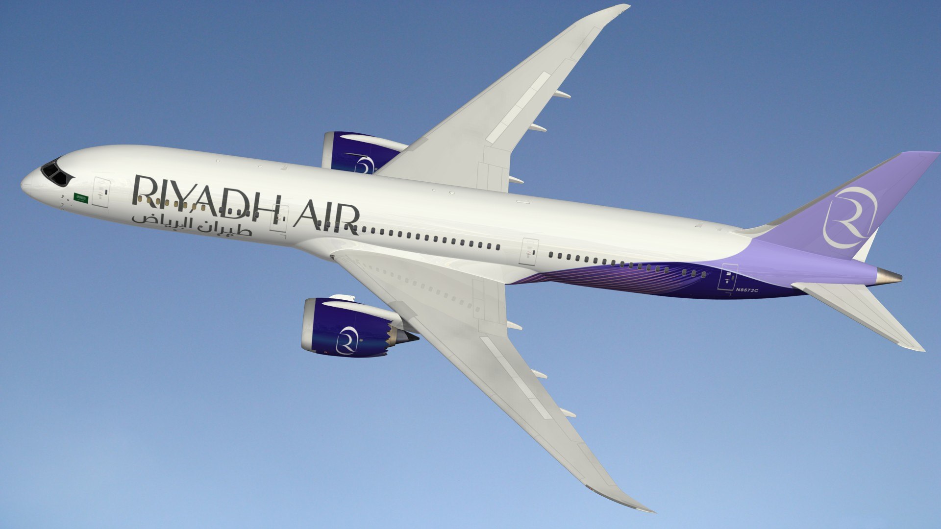 B789 Riyadh Second Livery 3D - TurboSquid 2195941