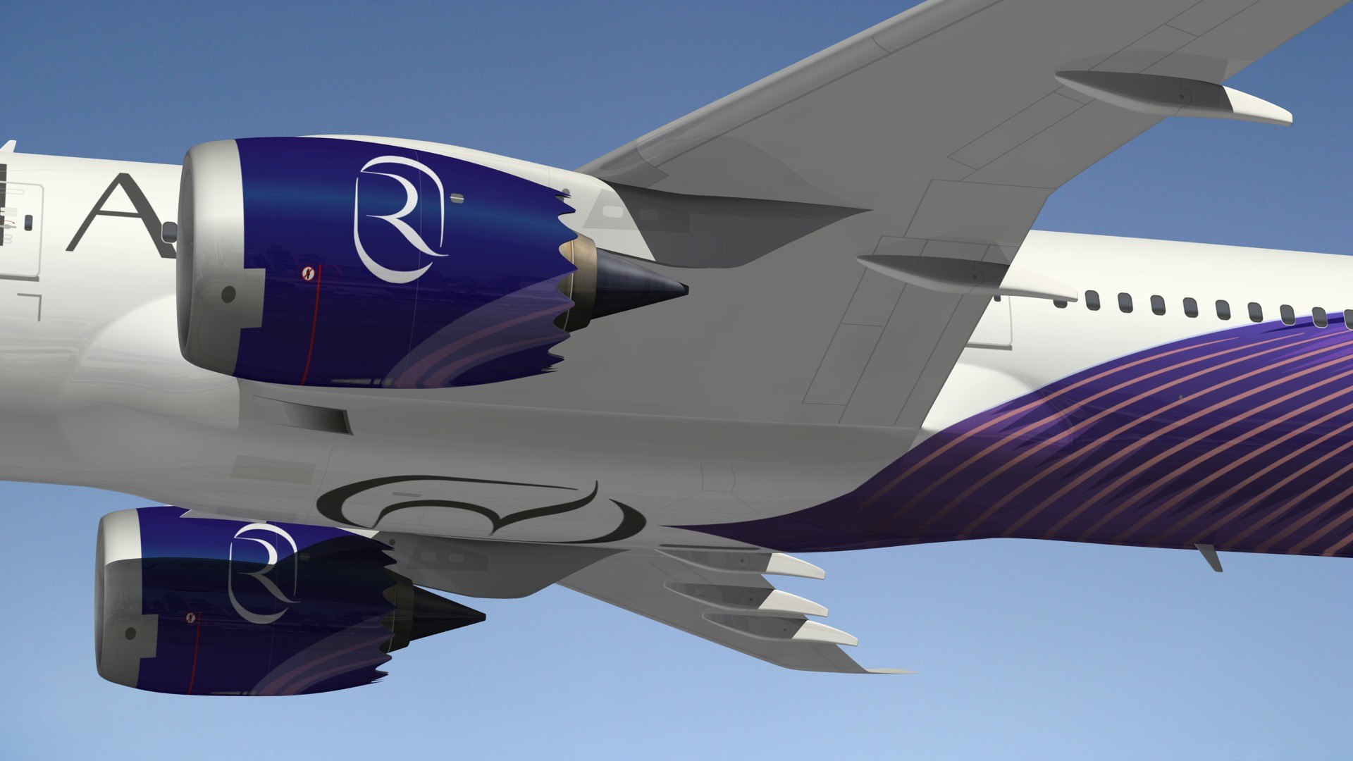 B789 Riyadh Second Livery 3D - TurboSquid 2195941