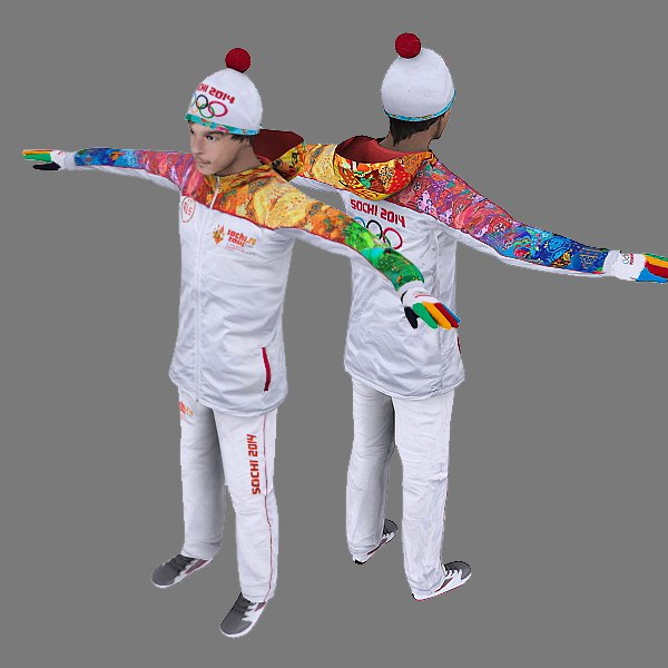 realistic sochi 2014 olympic 3d model