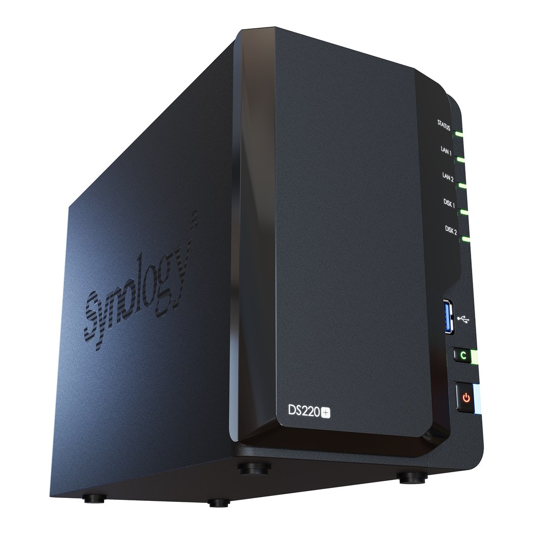 3D SYNOLOGY NAS DS220 - TurboSquid 2033012