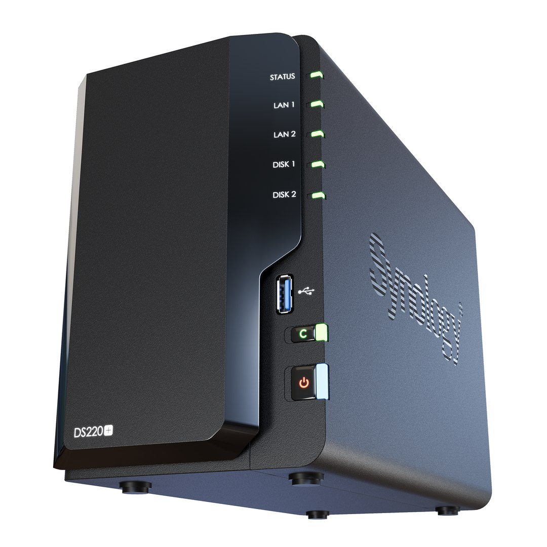 3D SYNOLOGY NAS DS220 - TurboSquid 2033012