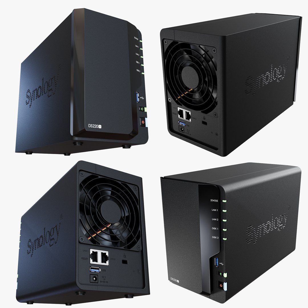 modelo 3d SYNOLOGY NAS DS220 - TurboSquid 2033012