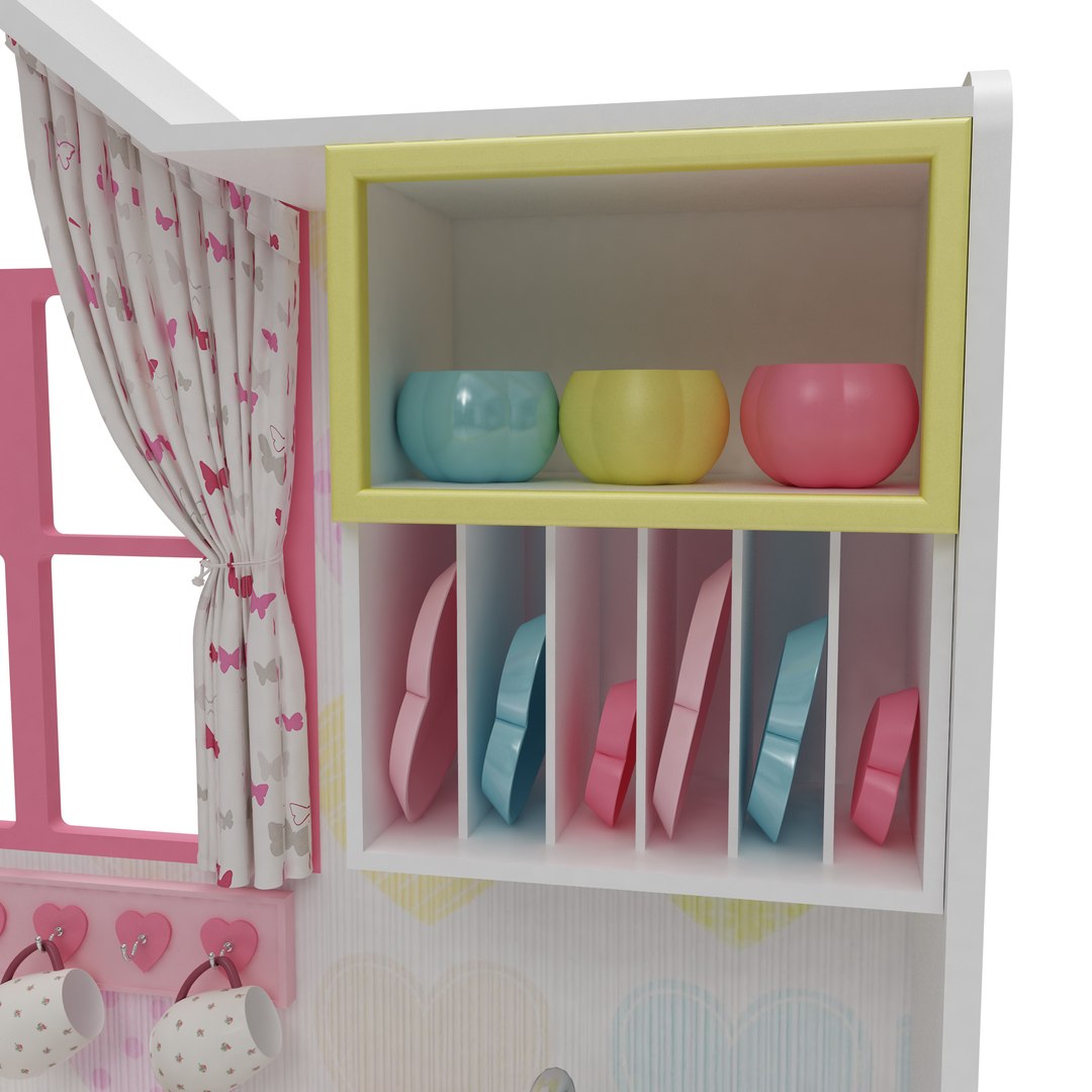 3D Kids Kitchen Model - TurboSquid 1547951