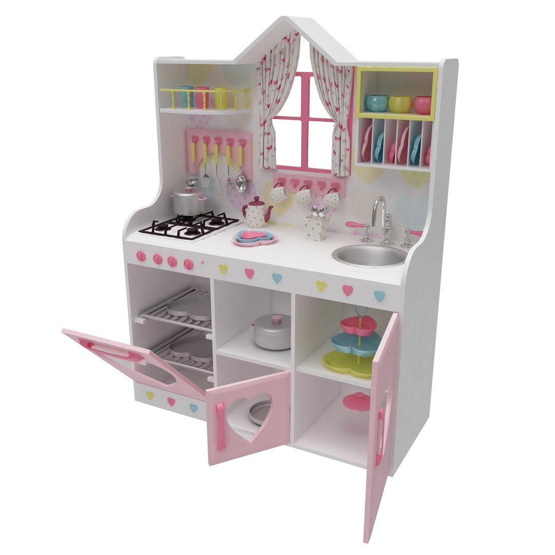 3D Kids Kitchen Model - TurboSquid 1547951