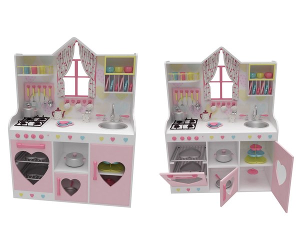 Toy Kitchen 3D Models for Download | TurboSquid