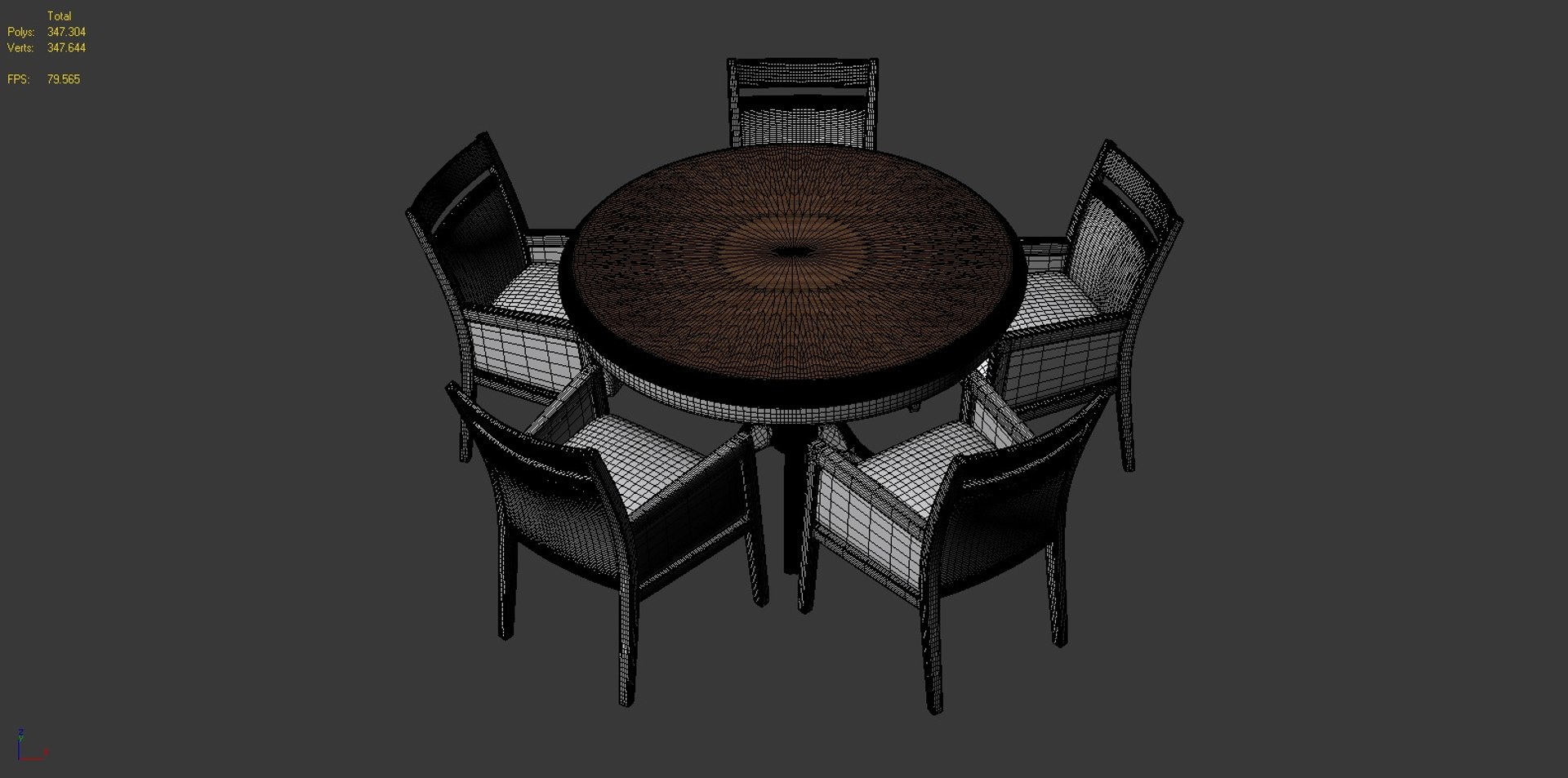 3d Model Restaurant Dinner Set