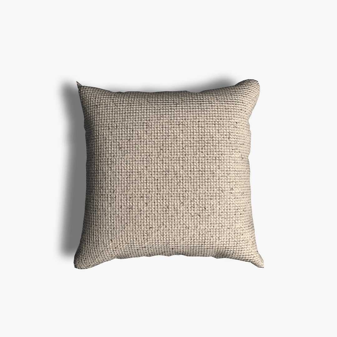 3d model simple cushion
