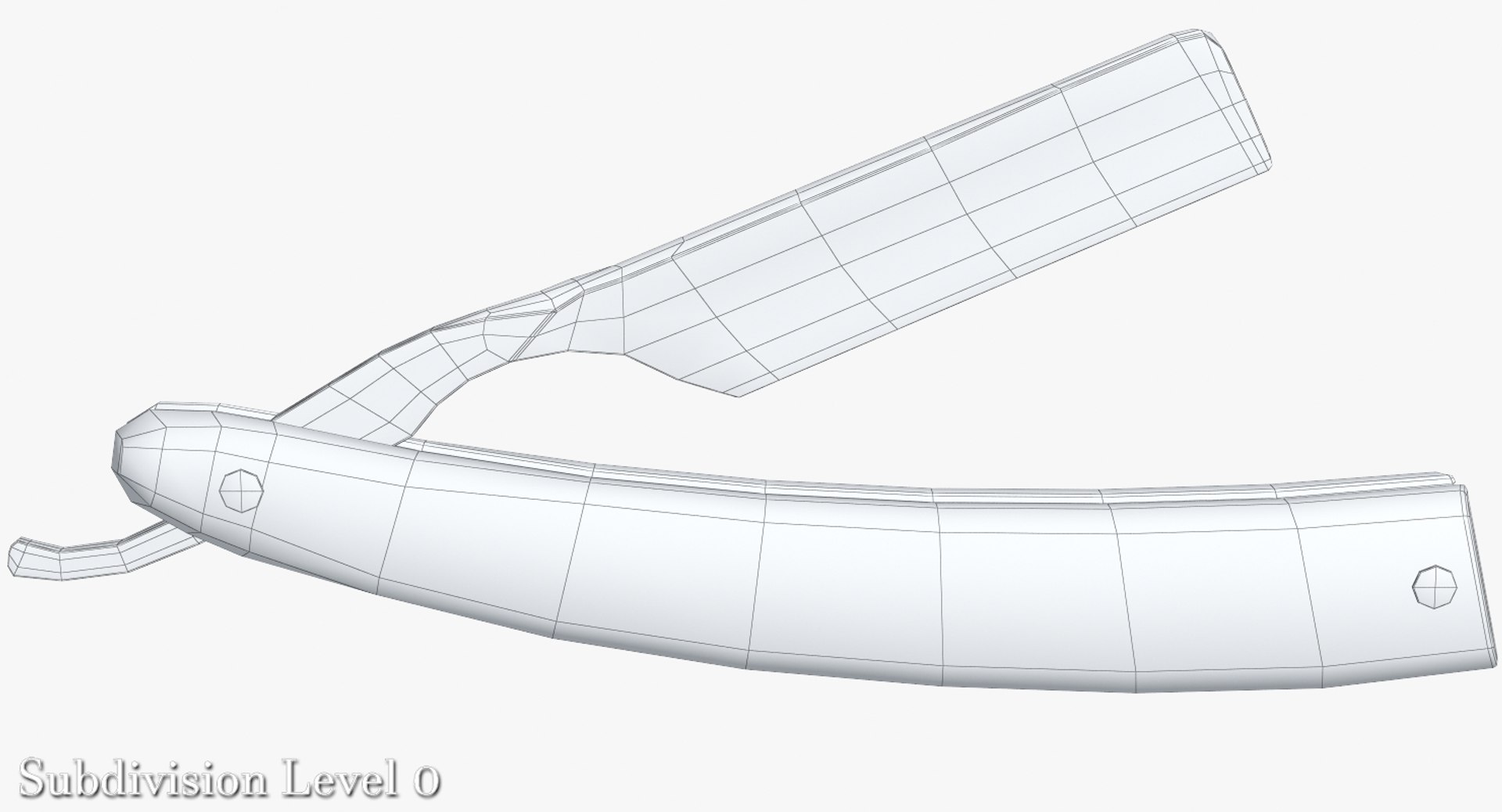 Straight Razor 3d Max