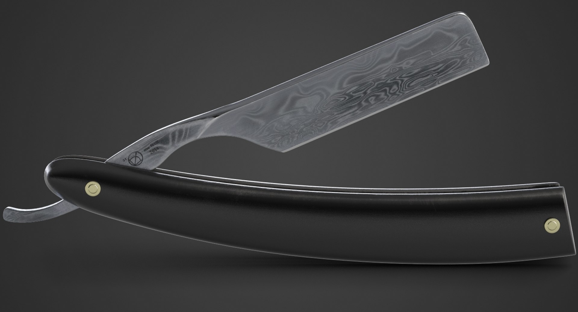 Straight Razor 3d Max