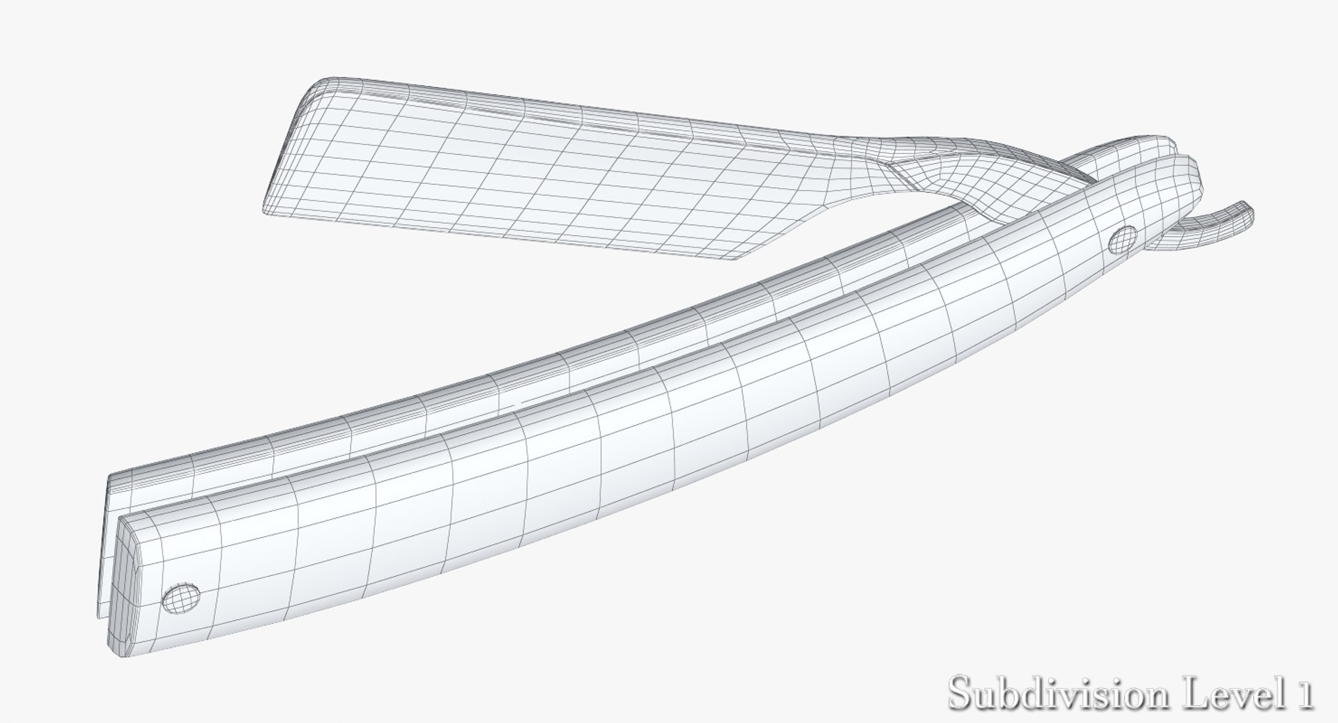 Straight Razor 3d Max